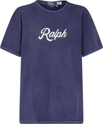 Polo Ralph Lauren Homme, Tops, Bleu, Taille: XL The Ralph Logo T-Shirt