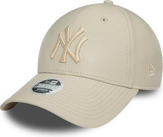 New Era 9Forty Damen Cap - Kunstleder New York Yankees Stone