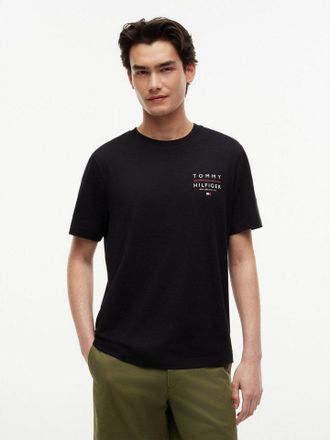 Tommy Hilfiger T-Shirt BRAND LOVE LEFT CHEST RWB TEE regular fit, Rundhals