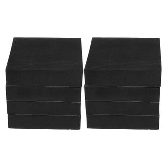 Hemobllo Selbstklebende Eva Schaumstoffmatten 8 St&uuml;ck 10X10X2cm rutschfest f&uuml;r M&ouml;bel und B&uuml;ro Vibrationsd&auml;mpfende Isolierplatten