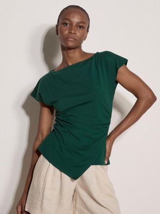 Apricot T-Shirt Jersey T-Shirt in Wickeloptik