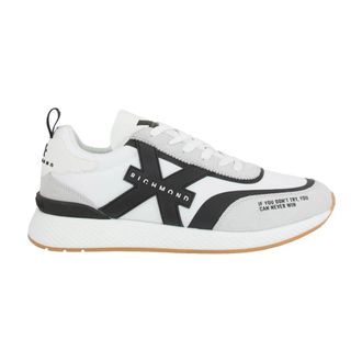 John Richmond Wei&szlig;e Leder-Sneakers - - Shoes - Herren - Mehrfarbig - 40 EU