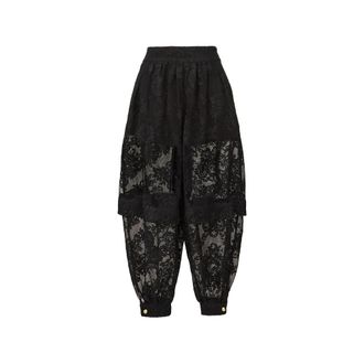 Zimmermann Luna Lace Harem Pant - - Trousers - Damen - Schwarzk - S