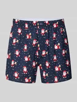 Christian Berg Boxershorts im Allover-Look mit elastischem Bund