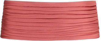 Valentino Garavani Pleated Satin Viscose Belt - Multicolor