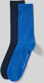 Tommy Hilfiger Str&uuml;mpfe aus Baumwoll-Mix im 2er-Pack