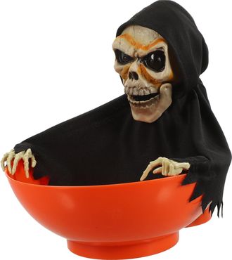 BESPORTBLE S&uuml;&szlig;igkeitenschale Servierteller In K&uuml;rbisform Halloween-Teller Bonbonteller Skelettschale Dekorativer Teller Party-S&uuml;&szlig;igkeitshalter Bonbonaufbewahrung