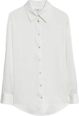 Marks and Spencer Chemise en Satin avec Encolure Femmes UK 20 (EU 48)