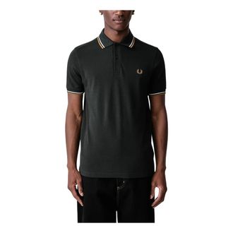Fred Perry The Shirt - Homme - Tops - Vert - Taille: M
