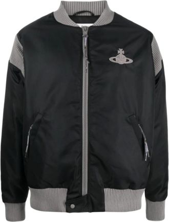 Vivienne Westwood Homme, Vestes, Noir, Taille: L Blouson Cycliste Ray&eacute;