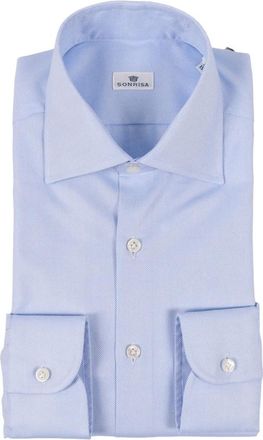 Sonrisa Homme, Chemises, Bleu, Taille: 2XL Camicia Uomo