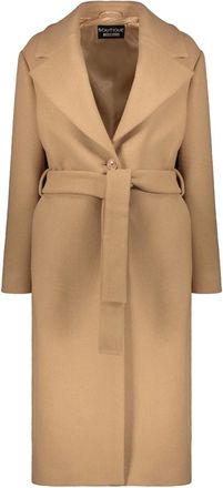 Moschino Femme, Manteaux, Beige, Taille: 42 FR Long Belted Coat