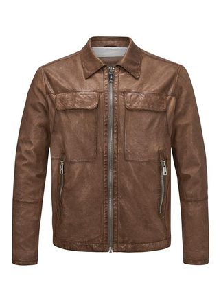 Milestone Herren Jacken braun unifarben