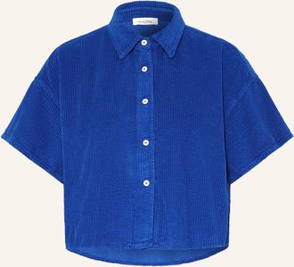 American Vintage American Vintage Hemdbluse Padow Aus Cord blau