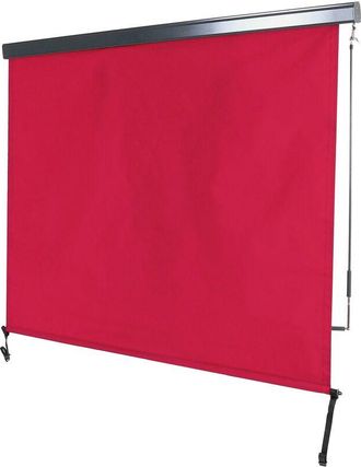 Hhg Vertikalmarkise HHG 621, Senkrechtmarkise Sichtschutz Außenrollo Rollo, UV-Schutz 50 Stoff 250x180cm, bordeaux-rot