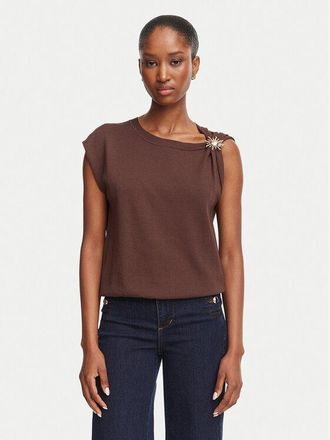 Morgan Bluse 262-MCHOCO Dunkelbraun Regular Fit