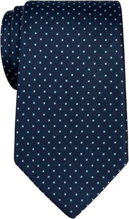Retreez Cravate Tiss&eacute;e &Agrave; pois &agrave; &eacute;pingles pour homme - Bleu marin et Bleu clair