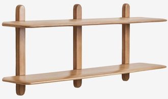 Sklum &Eacute;tag&egrave;re murale en bois Veleta SKLUM &x2194&xFE0E 130 cm