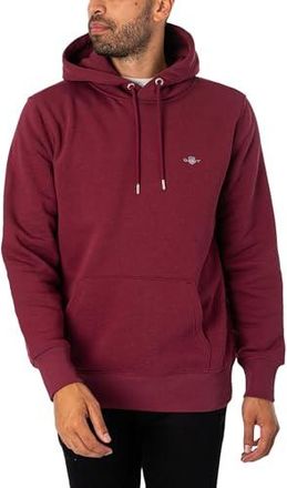 GANT REG Shield Sweat &agrave; Capuche, Bordeaux, M