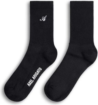 Axel Arigato unisex, Sous-v&ecirc;tements, Noir, Taille: S Signature Socks