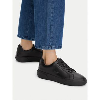 Calvin Klein Sneakers Calvin Klein Chunky Cupsole Laceup Lth Wn YW0YW01947 Schwarz