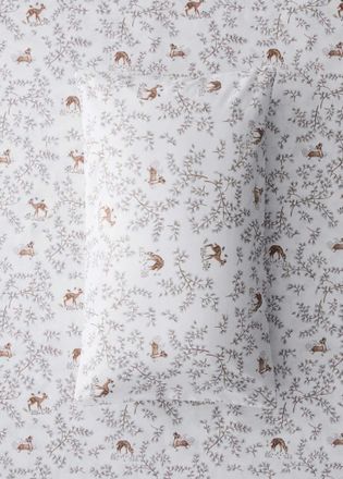Mango Taie doreiller berceau 100 % percale de coton gris - Home - 30x50cm - MANGO HOME