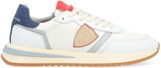 Philippe Model Sneaker Tropez 2.1 Blanc Bleu Et Rouge, Size: 040, Blanc, 44 EU