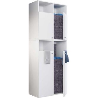 ebuy24 W&auml;scheschrank W&auml;schebox Dreso xxl 4f