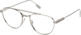 Ermenegildo Zegna Monture optique Ez5287 - Homme - Accessoires - Gris - Taille: 54 MM