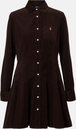 Polo Ralph Lauren Hemdblusenkleid aus Baumwoll-Cord