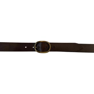 Alberto Luti Handgefertigter Lederg&uuml;rtel - - Accessories - Herren - Braun - 115 CM