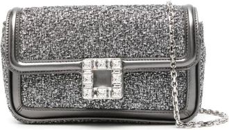 Roger Vivier Femme, Sacs, Gris, Taille: ONE Size Viv Jeu De Fille Clutch