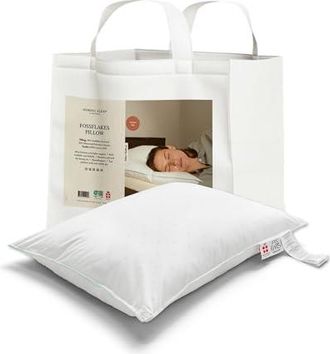 Fossflakes Nordic Sleep - Oreiller De Lit pour Dormeurs Lateraux Grand Coussin Rembourrage Confortable Oreiller Cervical Ergonomique pour Soutenir et Soulager la