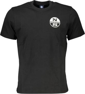North Sails T-Shirt mit Rundhalsausschnitt - - Tops - Herren - Schwarzk - 2XL