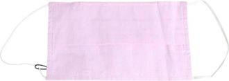 Dolce & Gabbana Rosa Baumwoll-Logo-Gesichtsmaske - - Accessories - unisex - Rosa - ONE SIZE