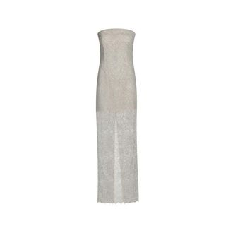 Rotate Robe longue bustier en dentelle