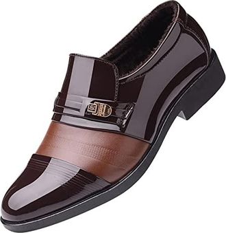 Generic MEIbax Chaussure Homme Derby Oxfords Chaussure Ville Brogues Vintage Chaussures De Loisirs Low Dressing Vintage Classique Casual Urban Commercial pour