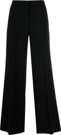 Alberto Biani Femme, Pantalons, Noir, Taille: 44 FR Pantalon Large Taille Haute