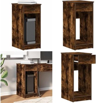 vidaXL vidaXL Computerschrank mit Schublade R&auml;uchereiche 35x45x77 cm