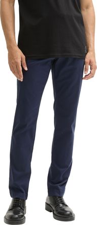 Tom Tailor Herren 1043719 Slim Fit Chino Hose mit Gürtel, 10668-Sky Captain Blue, 34W / 36L