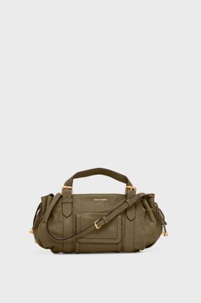 Gerard Darel Sac &agrave; main en cuir bubble - 18H - Kaki