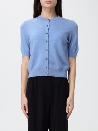 Lisa Yang Kurz&auml;rmeliger Cardigan von aus 100% Kaschmir mit Rundhalsausschnitt