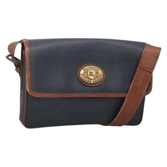 Burberry Sac bandouli&egrave;re vintage Pre-owned en PVC - Femme - Pre-owned - Bleu - Taille: ONE Size