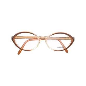 Saint Laurent Pre-owned Acetat sonnenbrillen - - Pre-owned - Damen - Braun - ONE SIZE