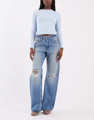Levi's Middy Loose Boot - Jean - Bleu moyen