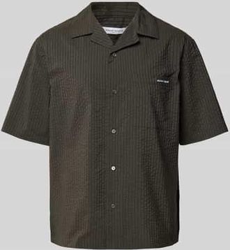 Maison Kitsun&eacute; Relaxed Fit Freizeithemd mit Brusttasche