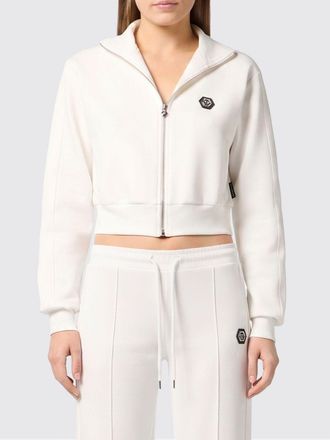 Philipp Plein Sweatshirt Damen Farbe Wei&szlig;