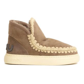 Mou Eskimo Sneaker Bold Glitter Logo - - Shoes - Damen - Beige - 36 EU