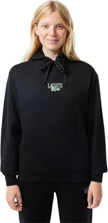 Lacoste Kapuzenpullover f&uuml;r Damen, Lang&auml;rmlig (Schwarz)