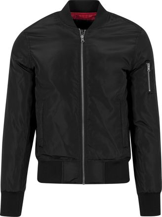 Urban Classics Herren 2-Tone Bomber Jacket Bomberjacke,, per pack Schwarz (blk/blk 00017), XXXX-Large (Herstellergr&ouml;&szlig;e: 4XL)